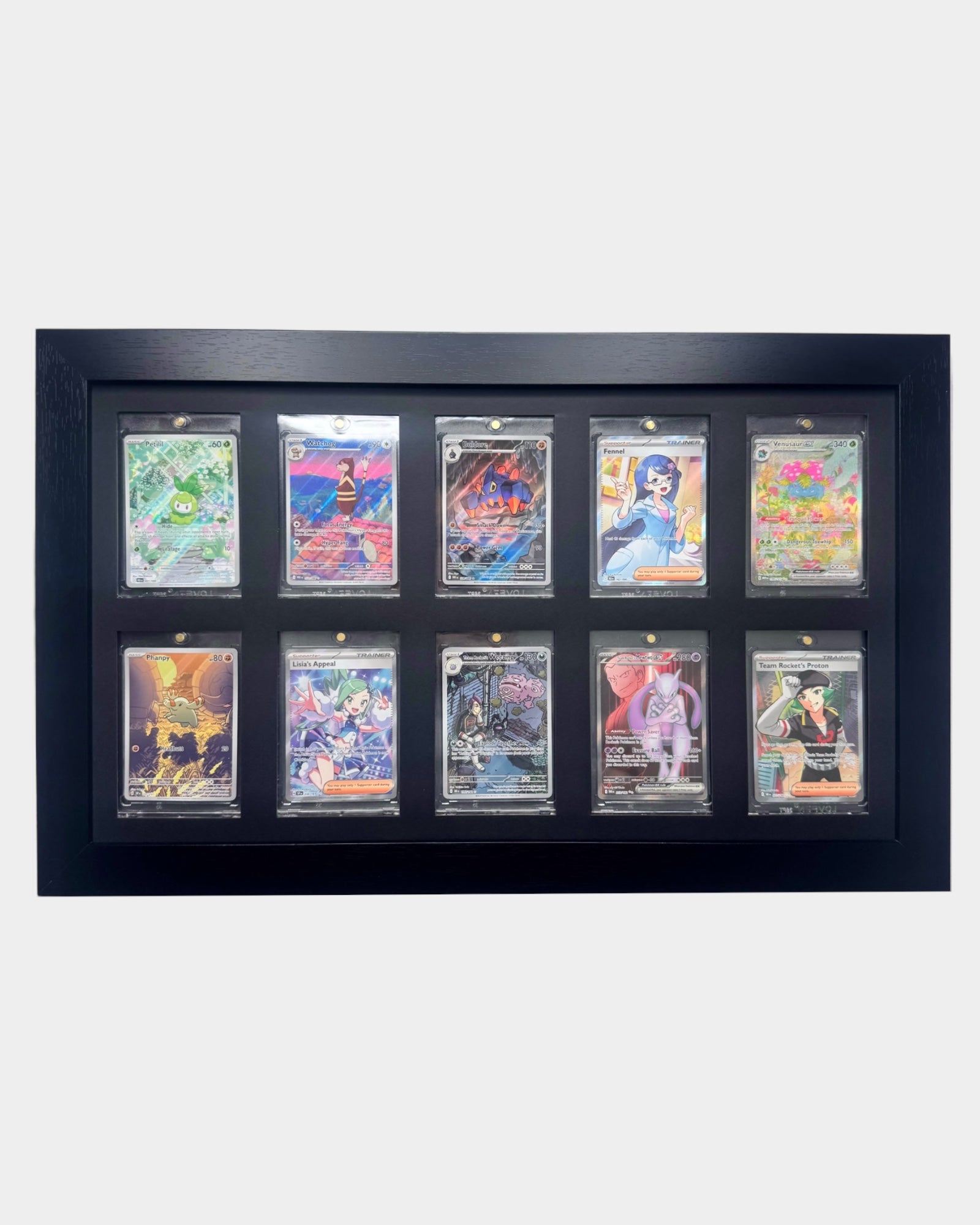10 Grid 5x2 ONE TOUCH Wall Frame 35-130Pt – CardMasterFraming