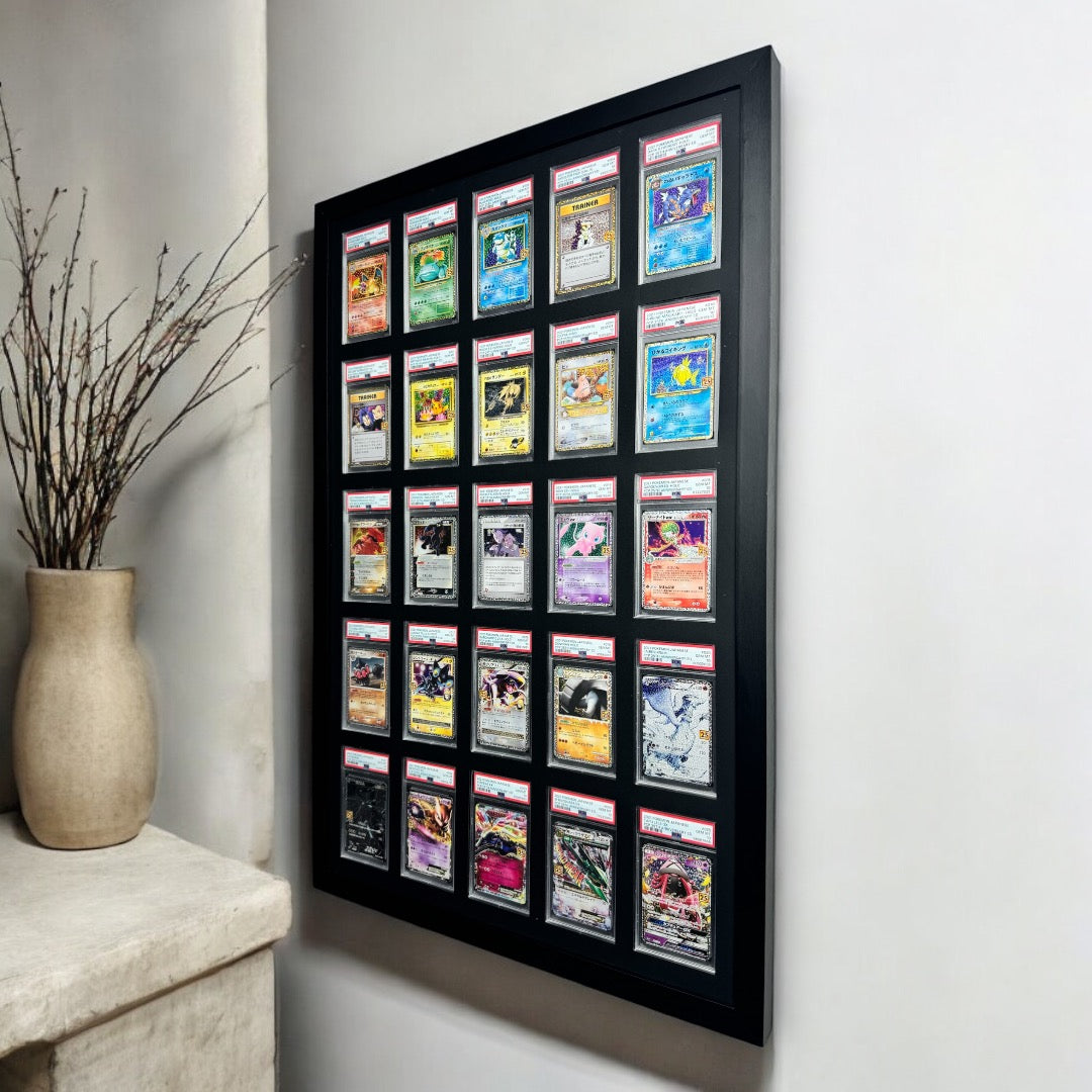 25 Grid PSA/CGC Wall Frame – CardMasterFraming