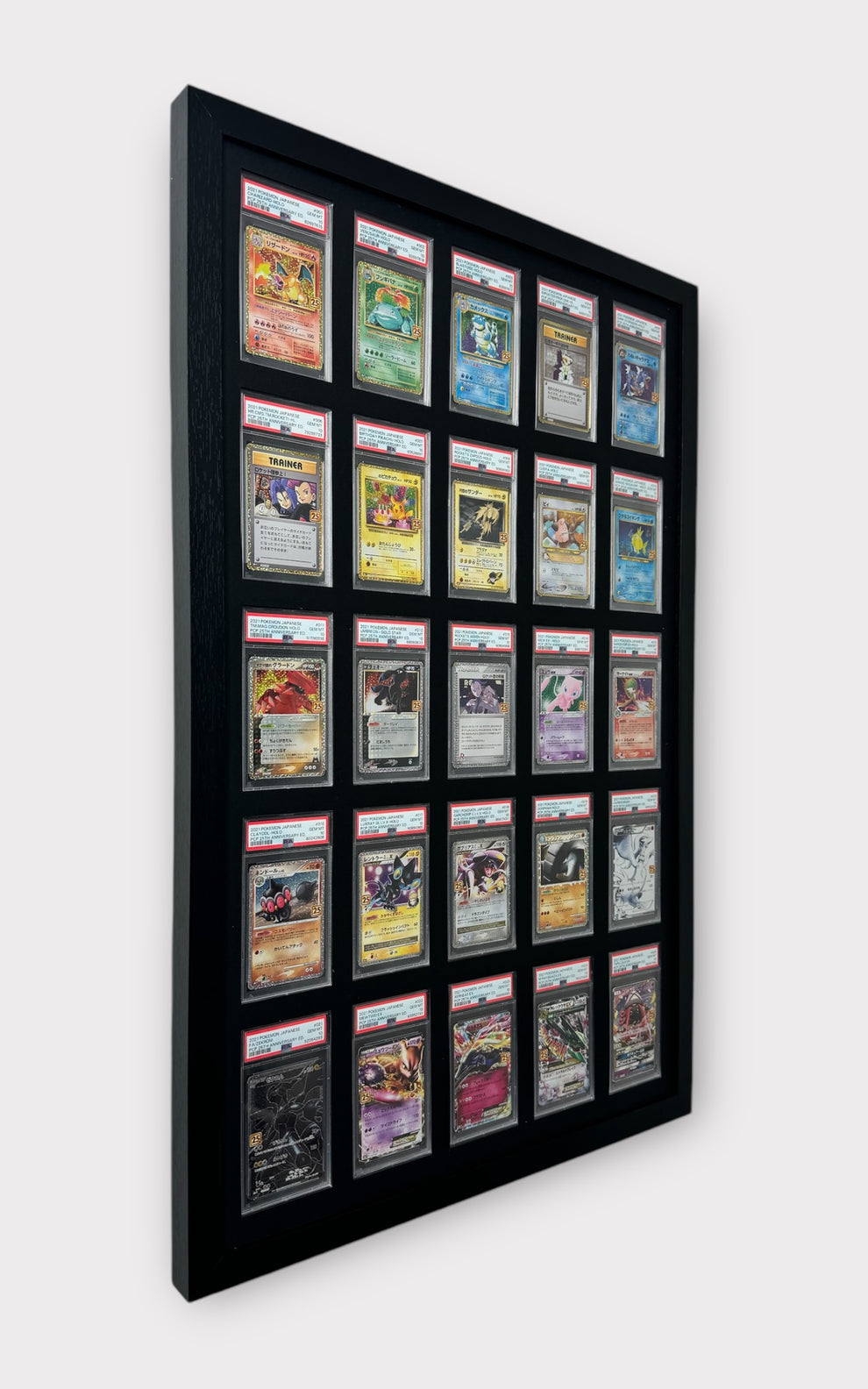 25 Grid PSA/CGC Wall Frame – CardMasterFraming