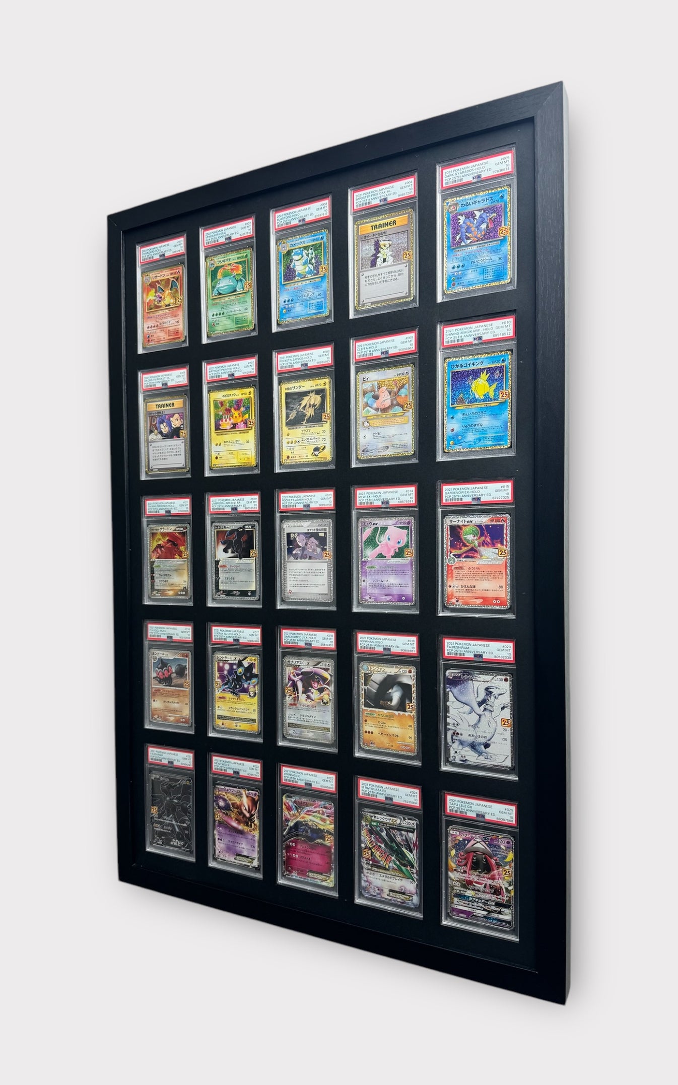 25 Grid PSA/CGC Wall Frame – CardMasterFraming