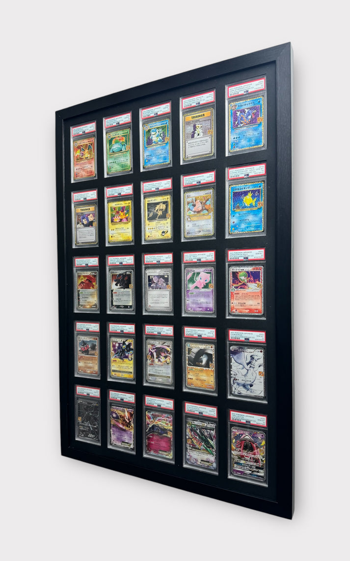 25 Grid PSA/CGC Wall Frame – CardMasterFraming