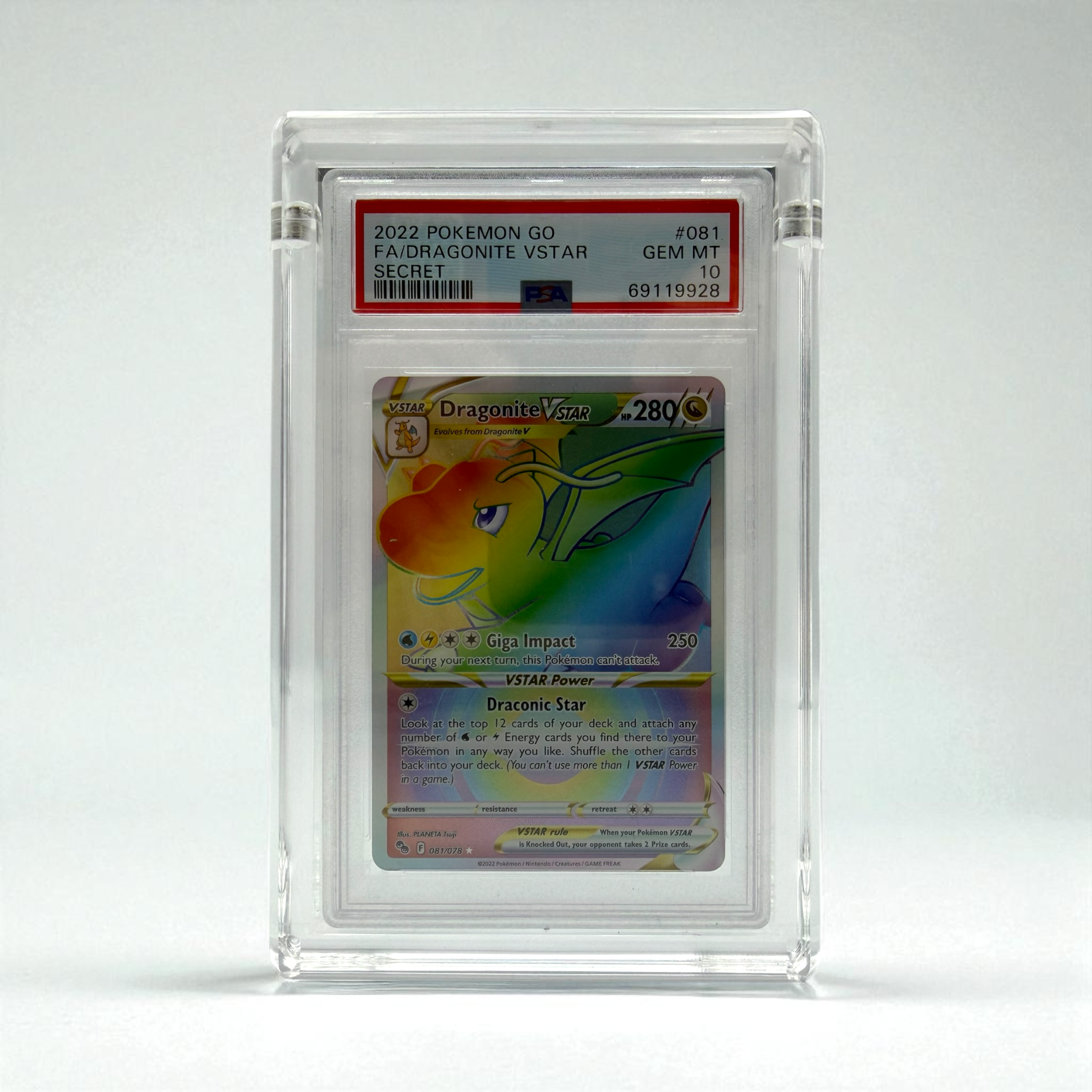 PSA/CGC Acrylic Slab Protector Case – UV Shielded Magnetic Display ...